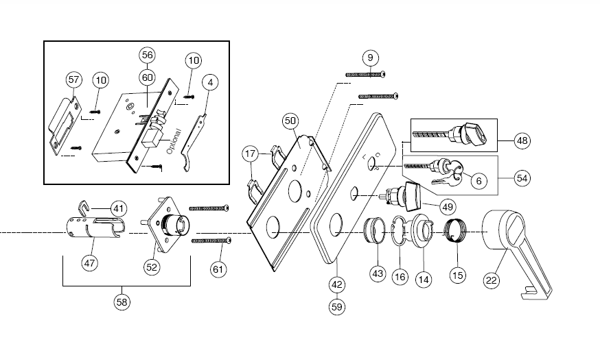 Simplex 8100 Parts: Assured Lock Keyless & Locker Lock Store l EST 1997